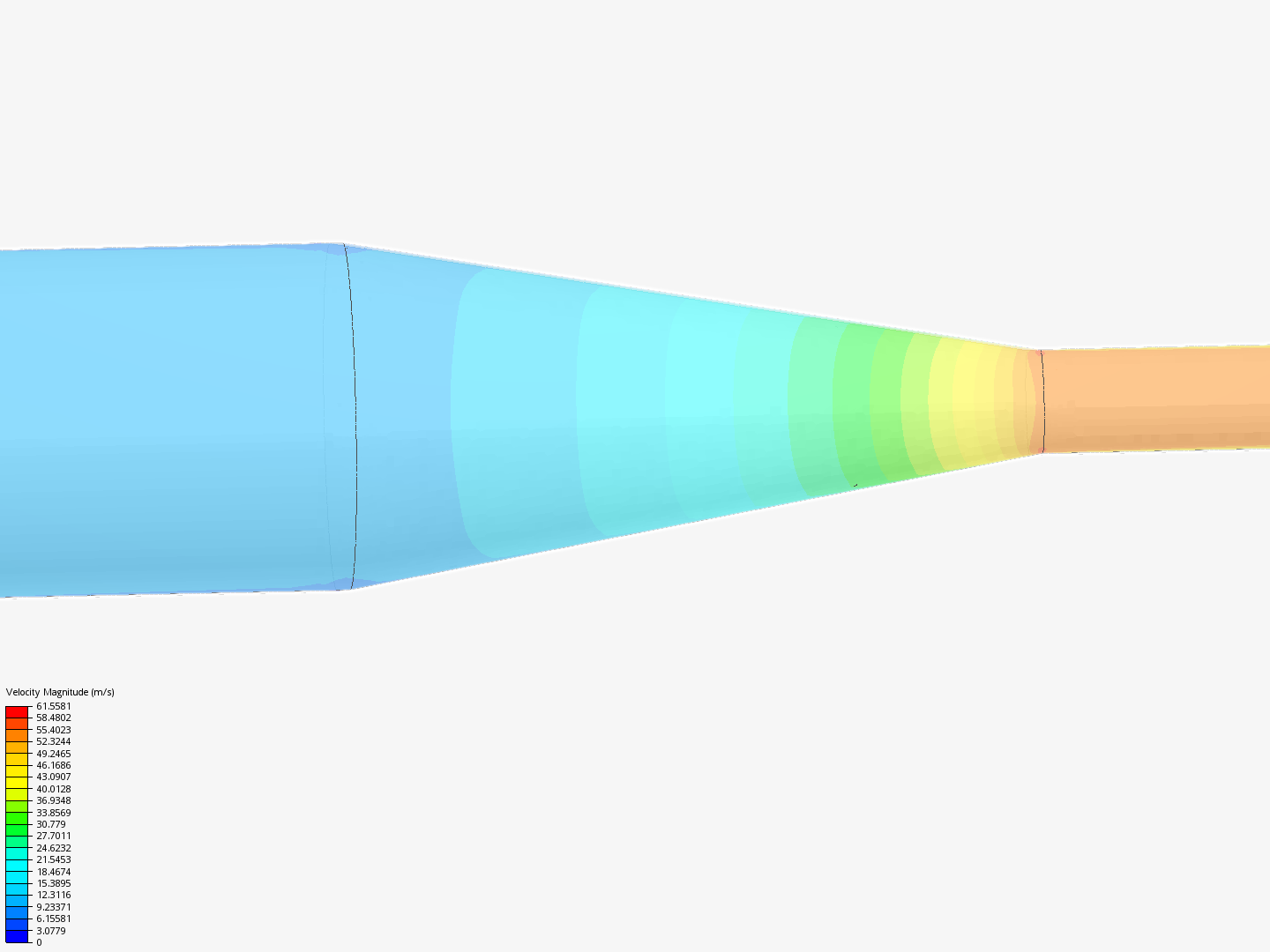 Convergent nozzle for Water Jet Propulsion. Second Prototype - Copy by lestin_nick21 | SimScale