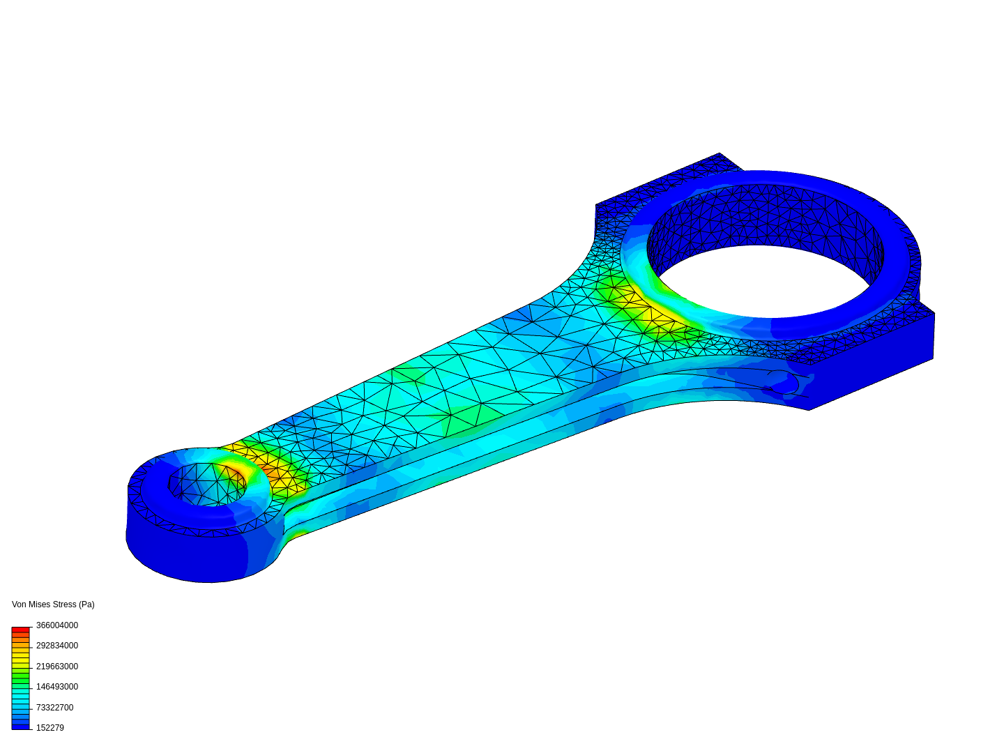 Tutorial 1: Connecting rod stress analysis by lilianc | SimScale