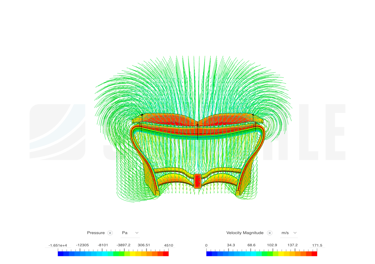 f1 rear wing by ljowen32 | SimScale