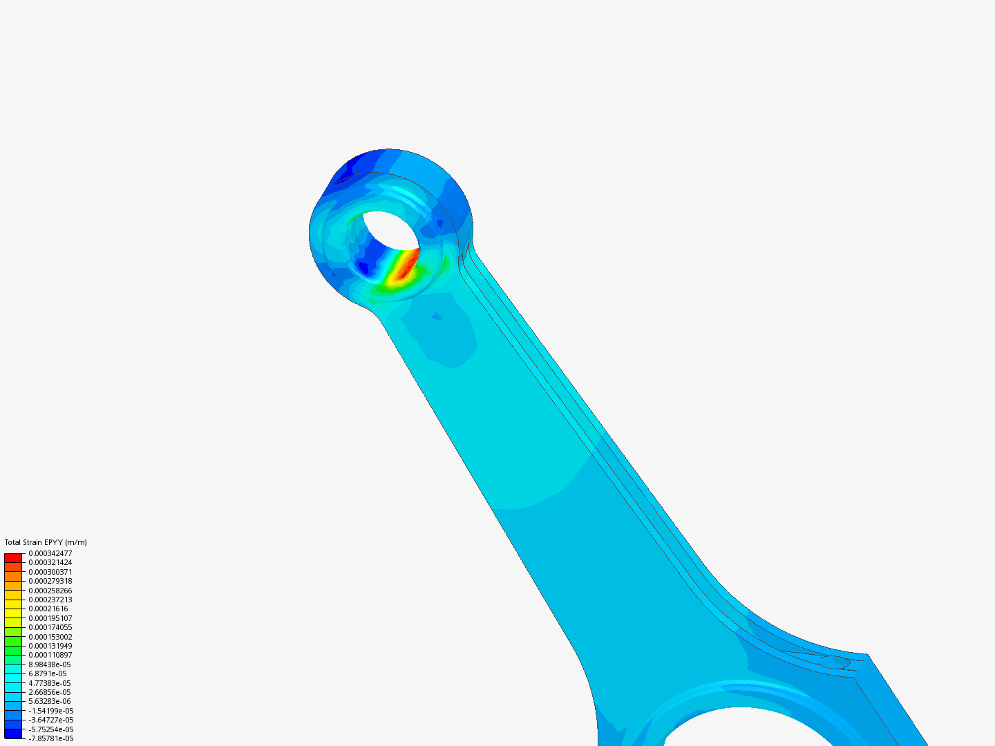 Tutorial 1: Connecting rod stress analysis by lmondialforni | SimScale