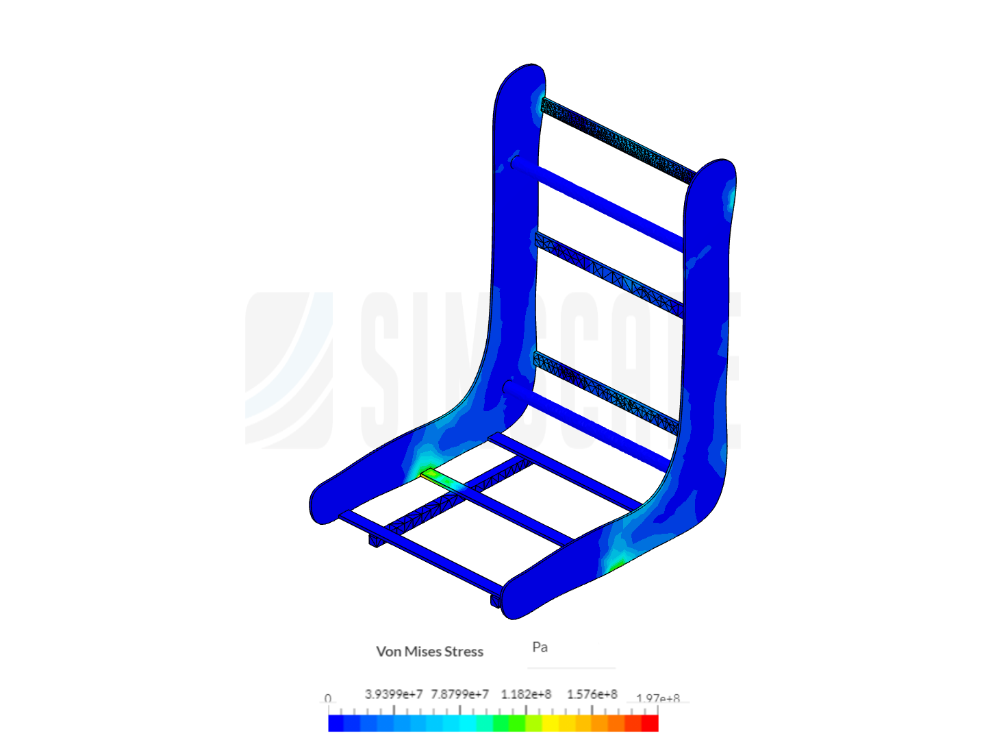 Pilot Chair Stress Test by lockenesstiger | SimScale