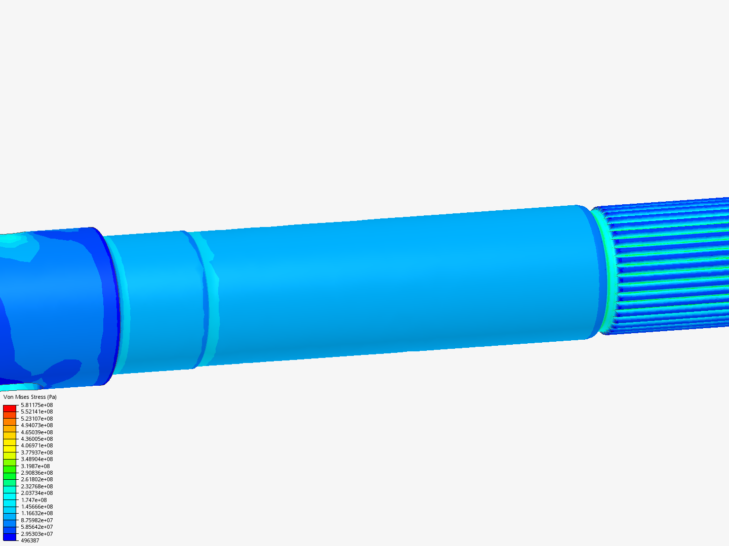 Shaft Static Analysis by lovedeep_dhill | SimScale