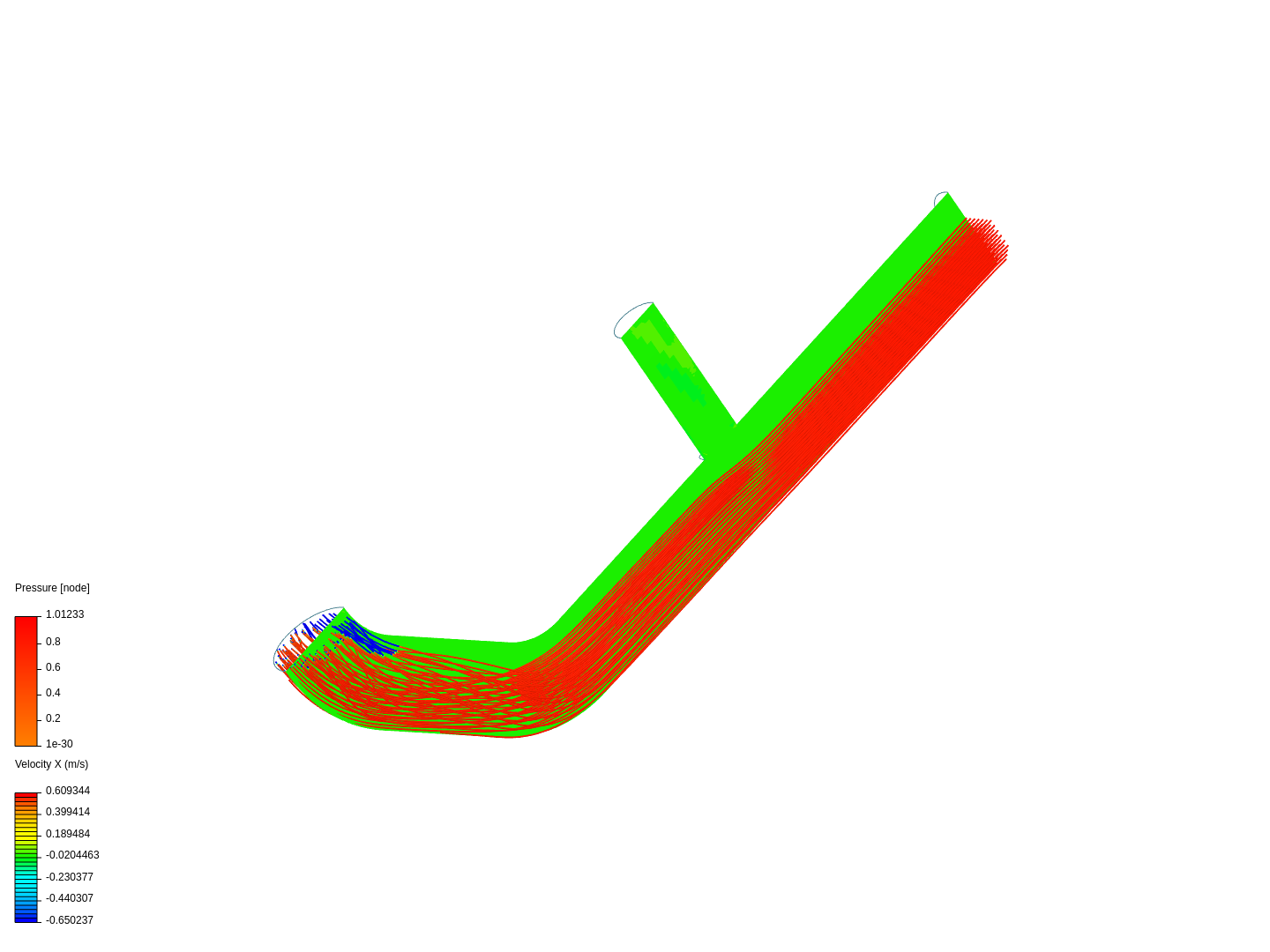 Tutorial 2: Pipe junction flow by lresch | SimScale