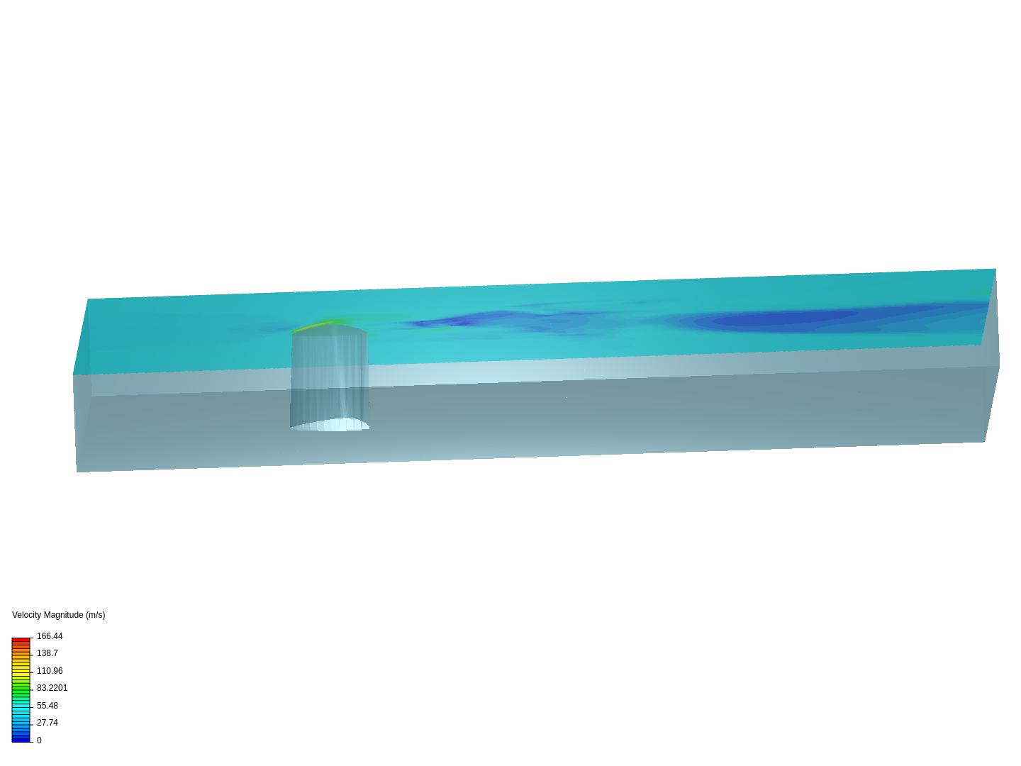 Shanghai tower section by lsocher | SimScale