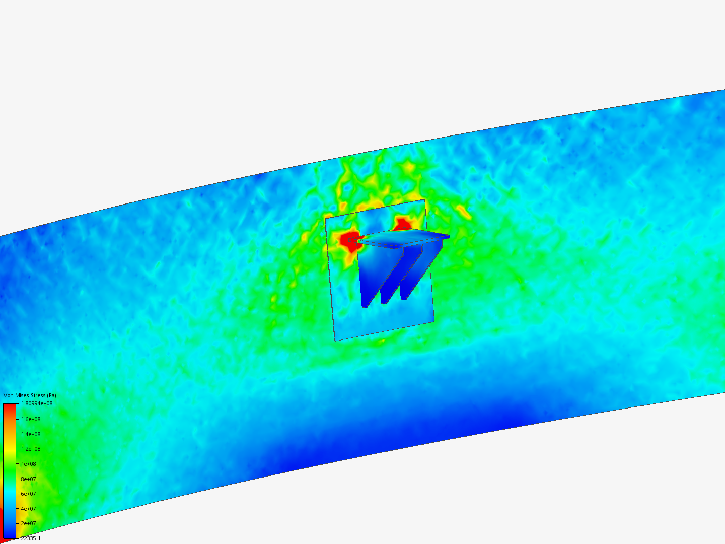 tank shell pad size changed by ltve18me124 | SimScale
