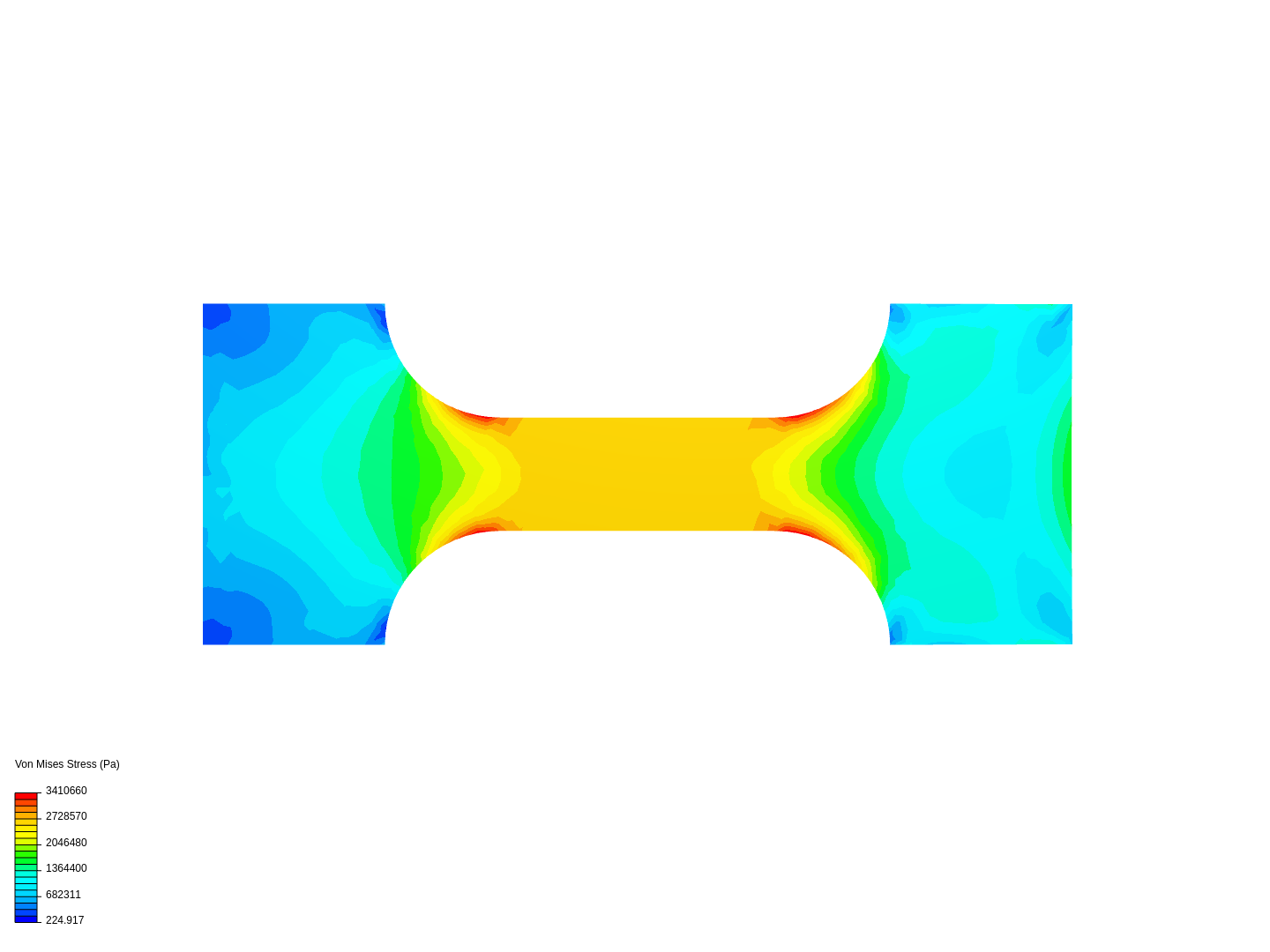 Dog Bone Test FEM by lucab | SimScale