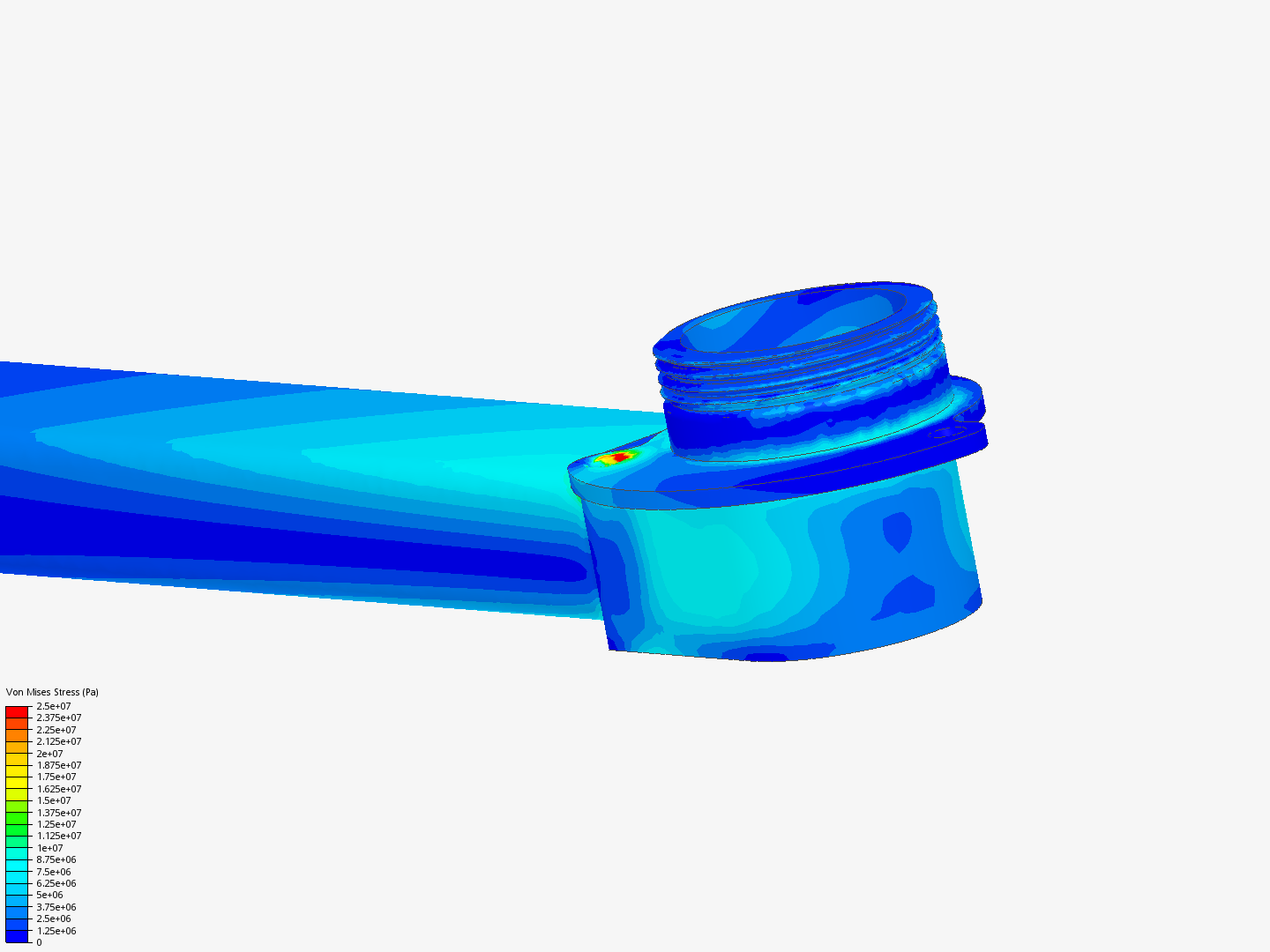 arm stress test by lucweghorst | SimScale