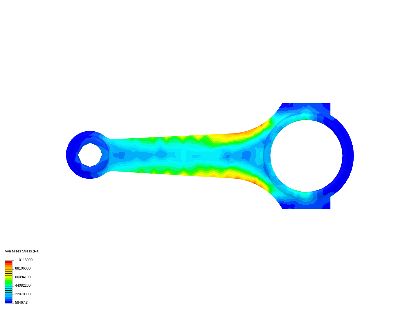 Tutorial 1: Connecting rod stress analysis by luonghuutrong | SimScale