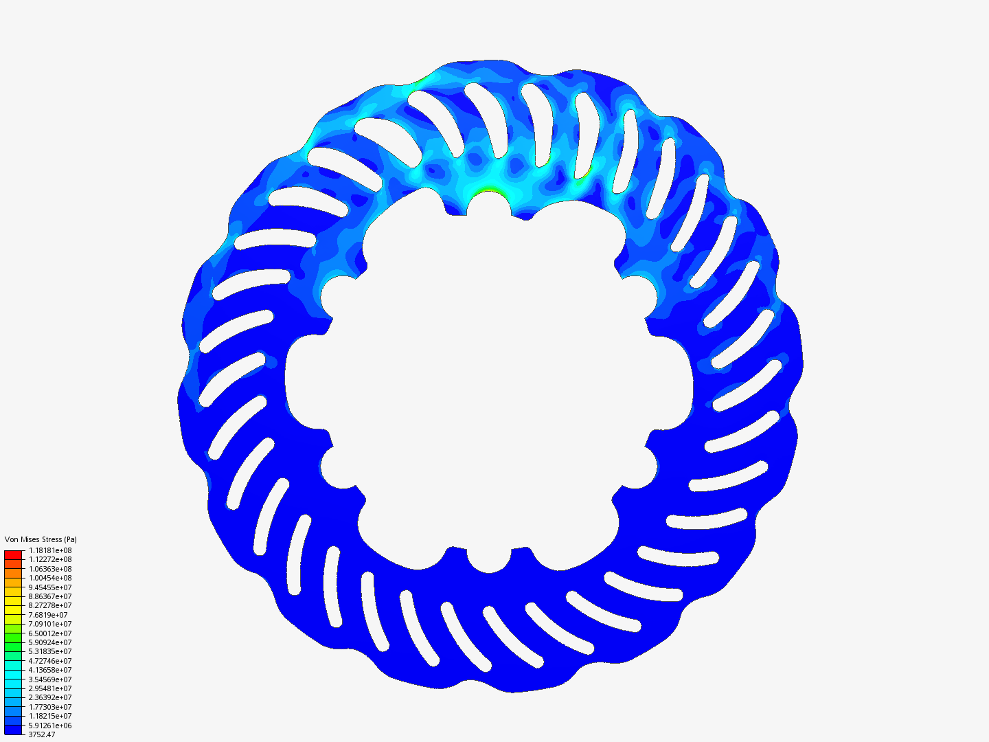 Disc brake simulation by maaz_hasan0515 | SimScale
