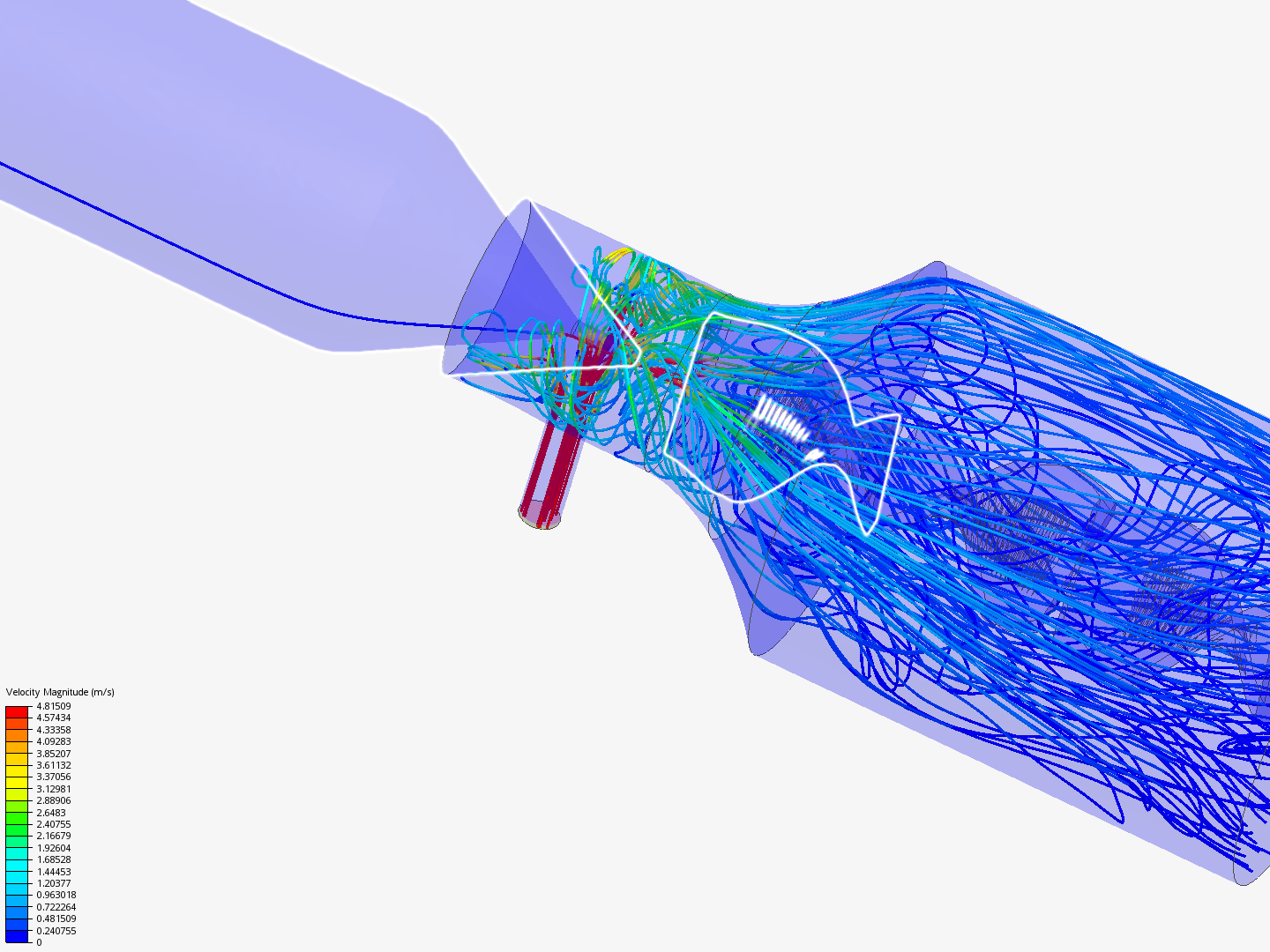 Venturi Pipe with turbolence by mabbattista | SimScale
