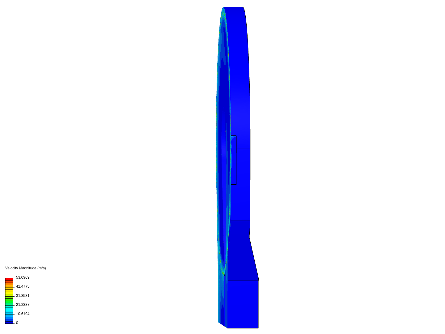 DISc with chipper deflector by mabdullayev | SimScale