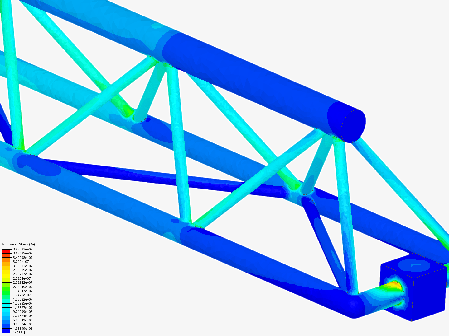Tutorial - Linear static analysis of a crane by macu_a | SimScale