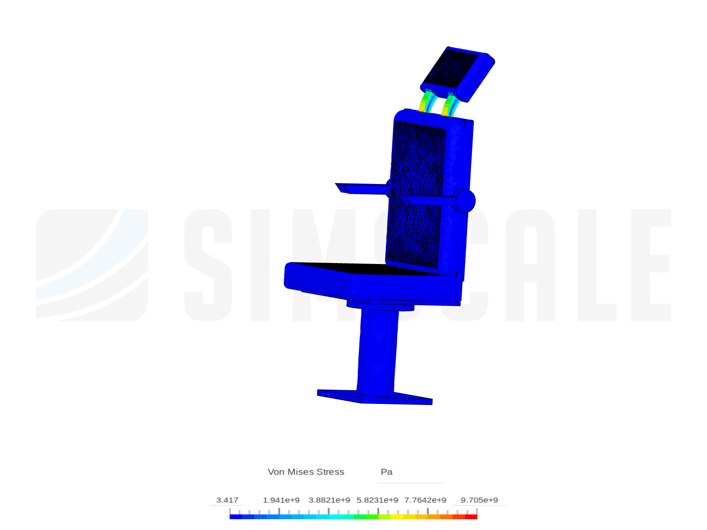 Pilot Chair by mads06 | SimScale