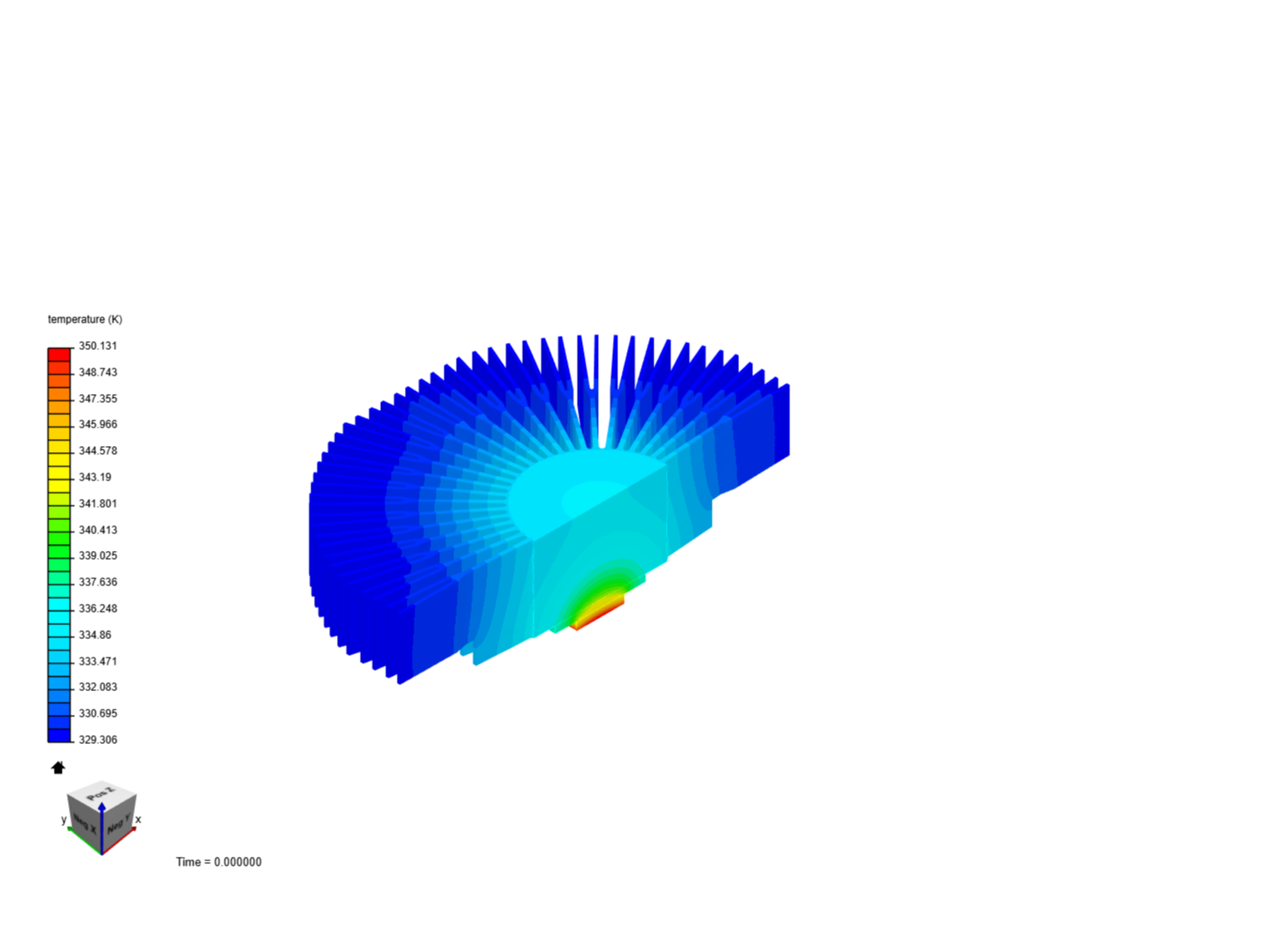 LED - 10W with Radial HeatSink - Copy by makgul | SimScale