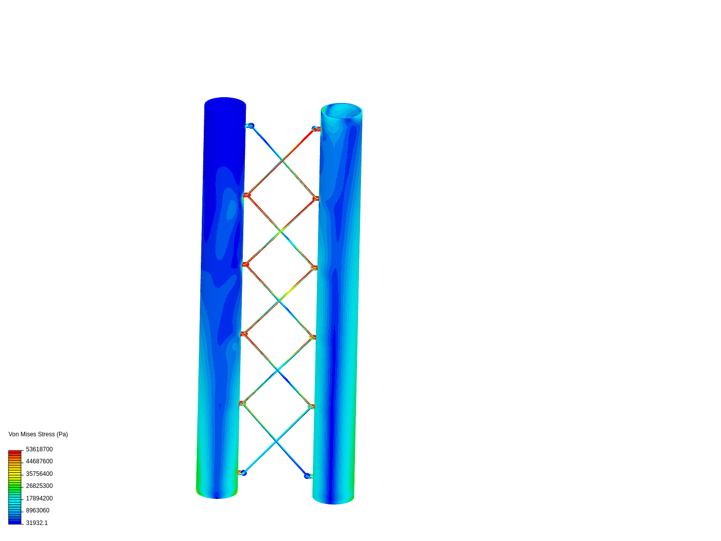 Truss Columns by marchbankseng | SimScale