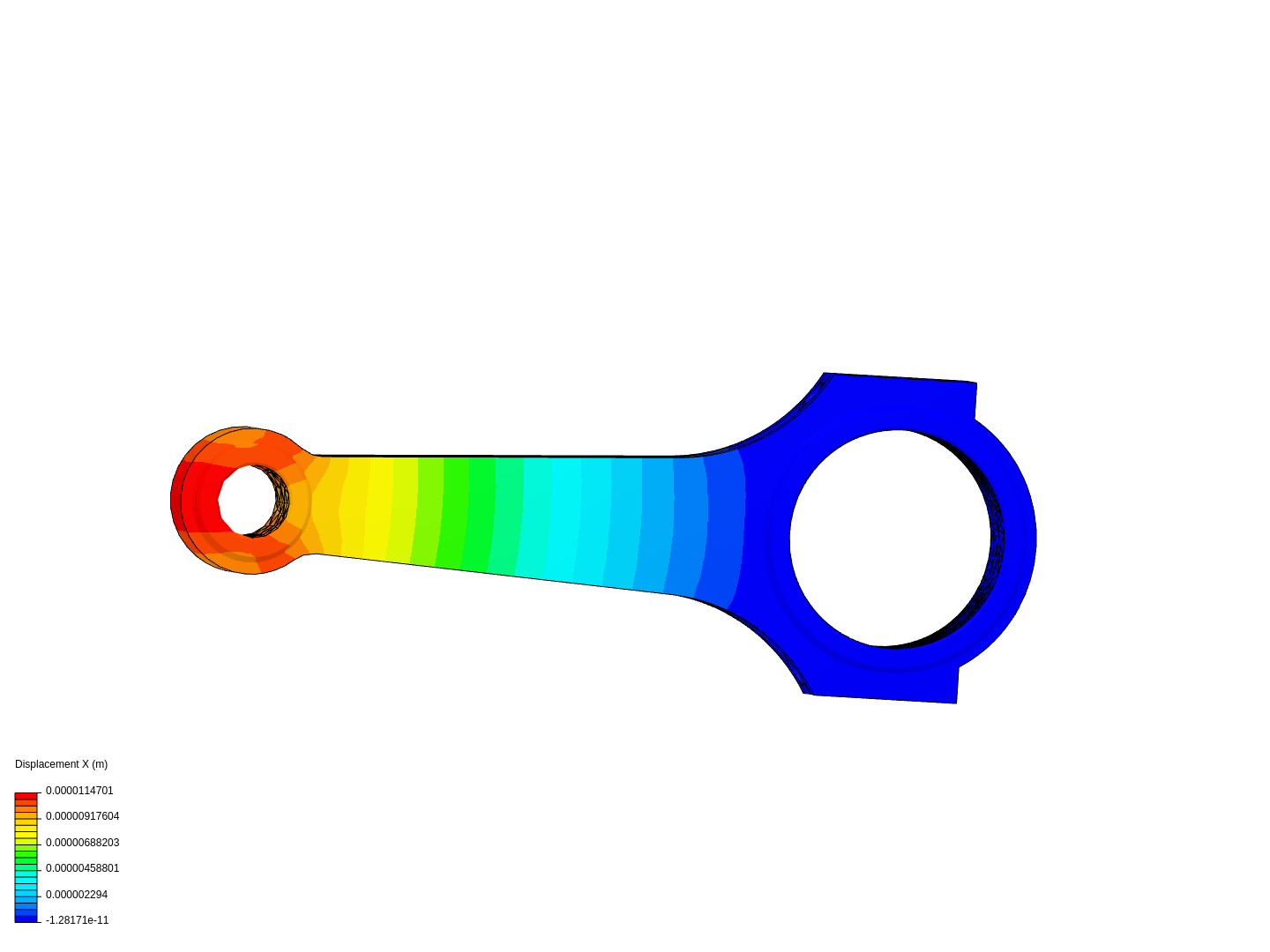 Tutorial 1: Connecting rod stress analysis by marcinnn | SimScale