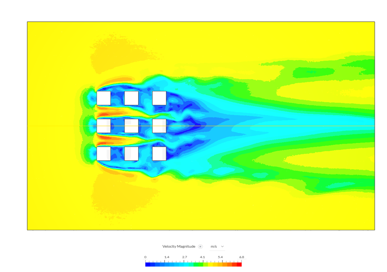 CASE C - NEW MESH - change velocity - Turbulence Intensity by maryamn | SimScale