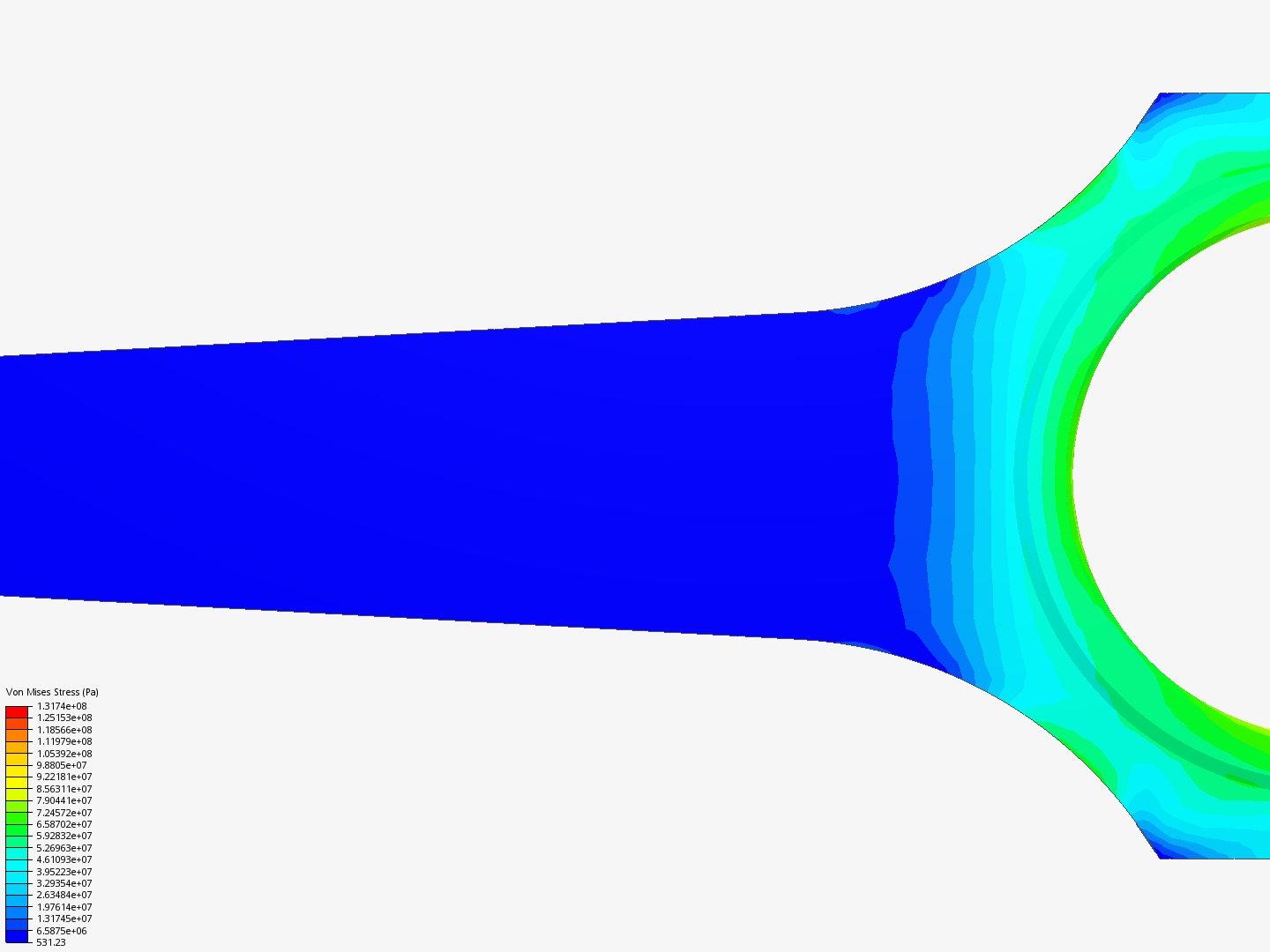 Tutorial 1: Connecting rod stress analysis by maxsmori | SimScale