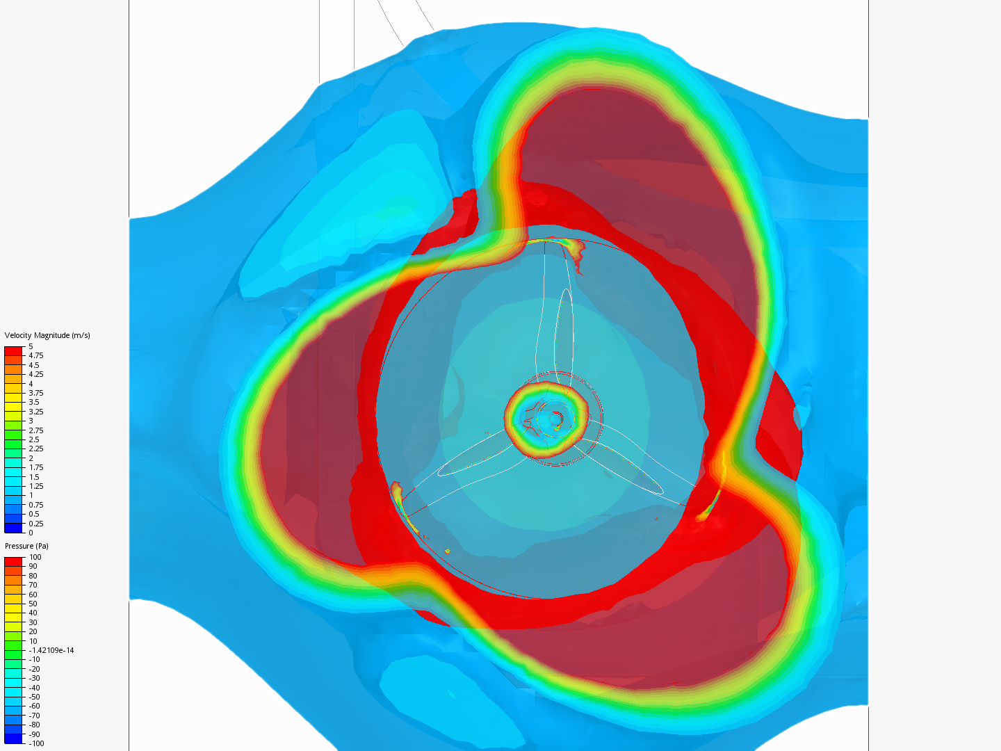 Propeller Push Hover by mb_hler | SimScale