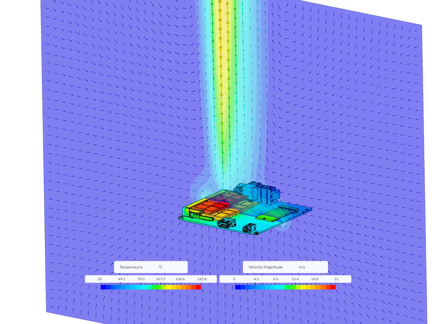NUC 1165 Electronics Thermal Analysis By Mbemis SimScale