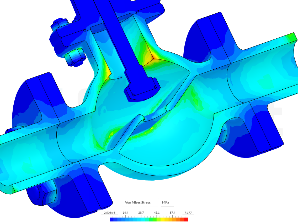 Globe Valve Multiphysics by mbemis | SimScale