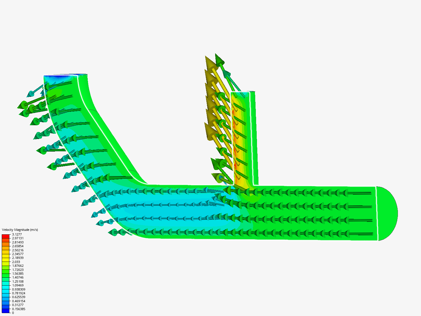 Tutorial 2: Pipe junction flow by mbol | SimScale