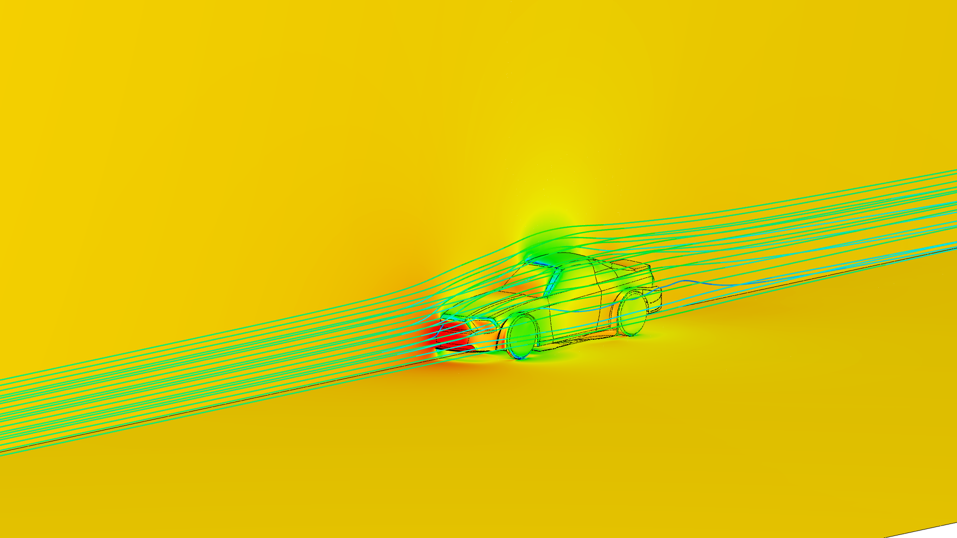 Incompressible CFD simulation over a vehicle by mbormann | SimScale
