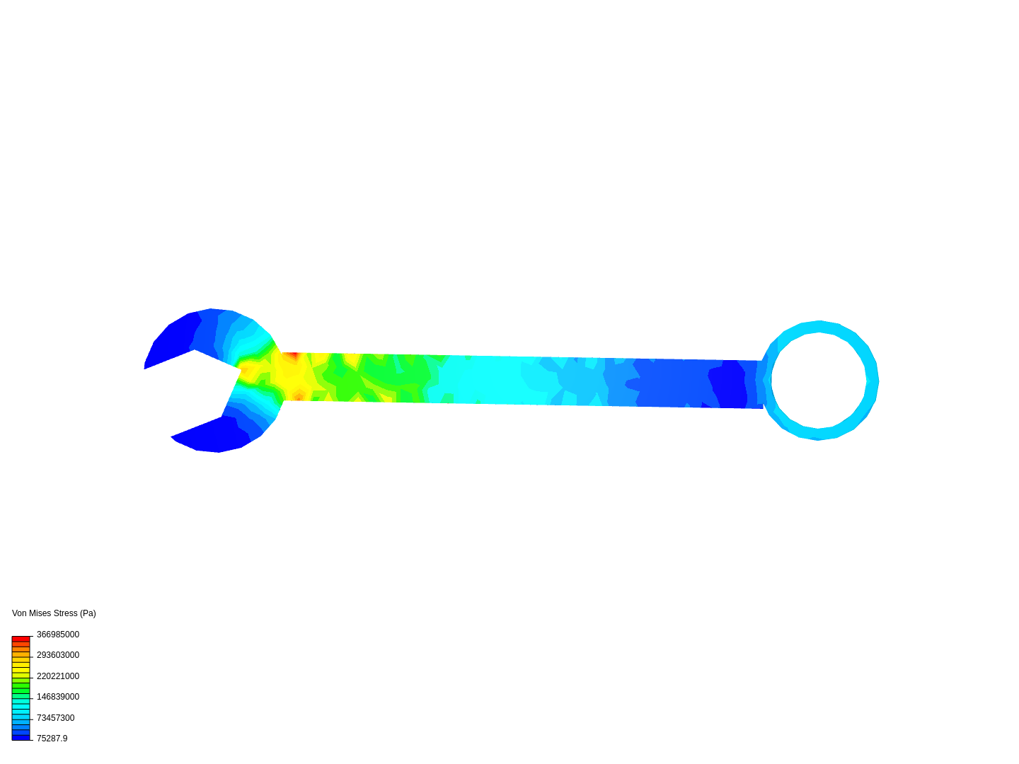 Wrench Stress Test by mcappiello | SimScale