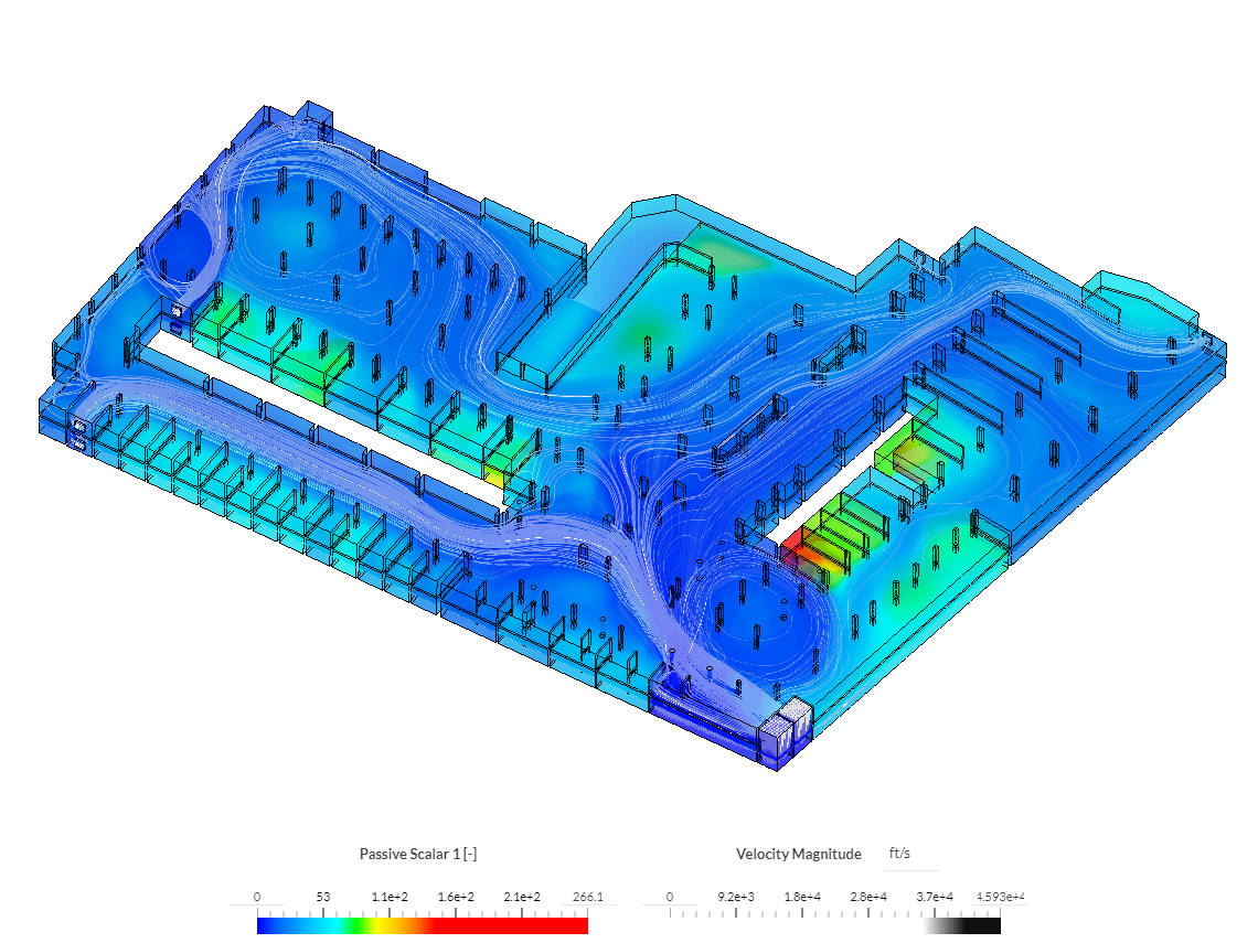 Animation for Parking flow by mdelavar | SimScale