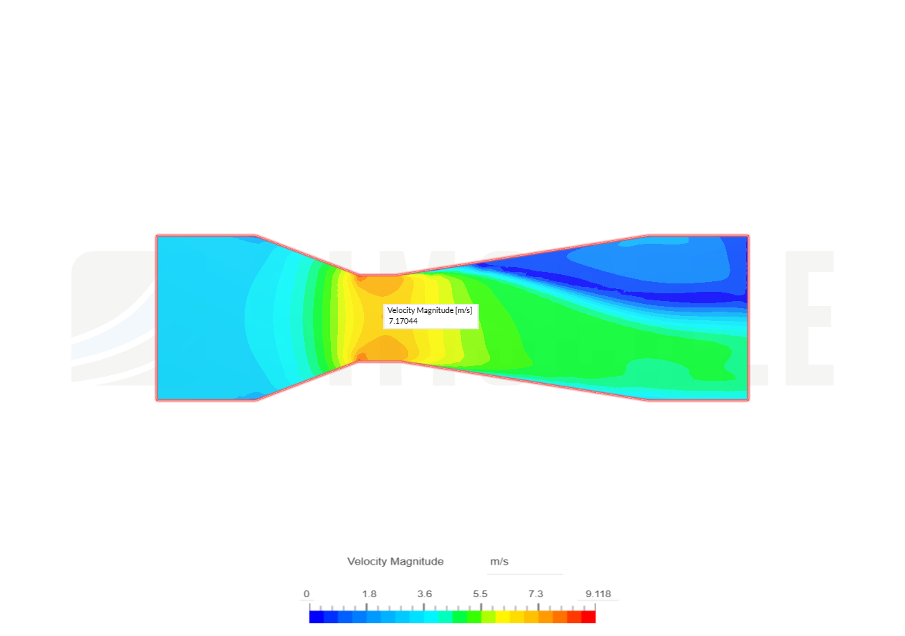 Venturi Meter (MatE 107) - Copy Vale Mesh 6 by mdvale1 | SimScale