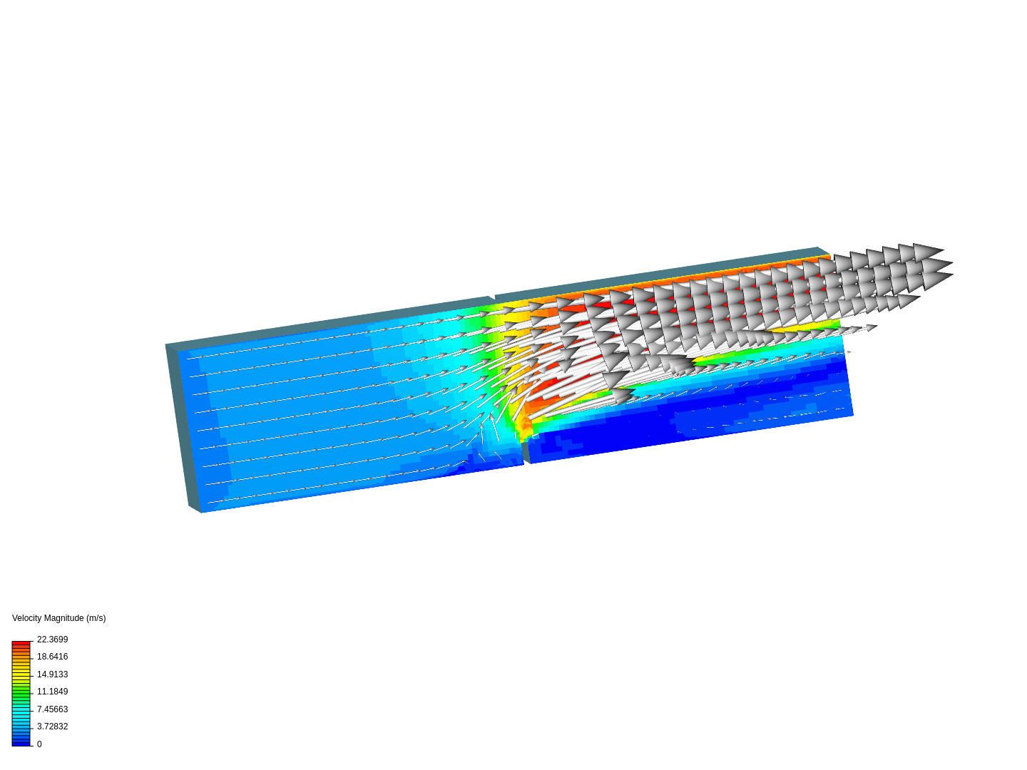 vertedero triangular by mezamoises244 | SimScale