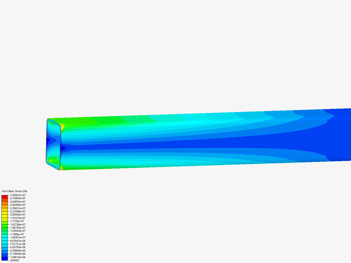 Hollow Beam by mferraro57313 | SimScale