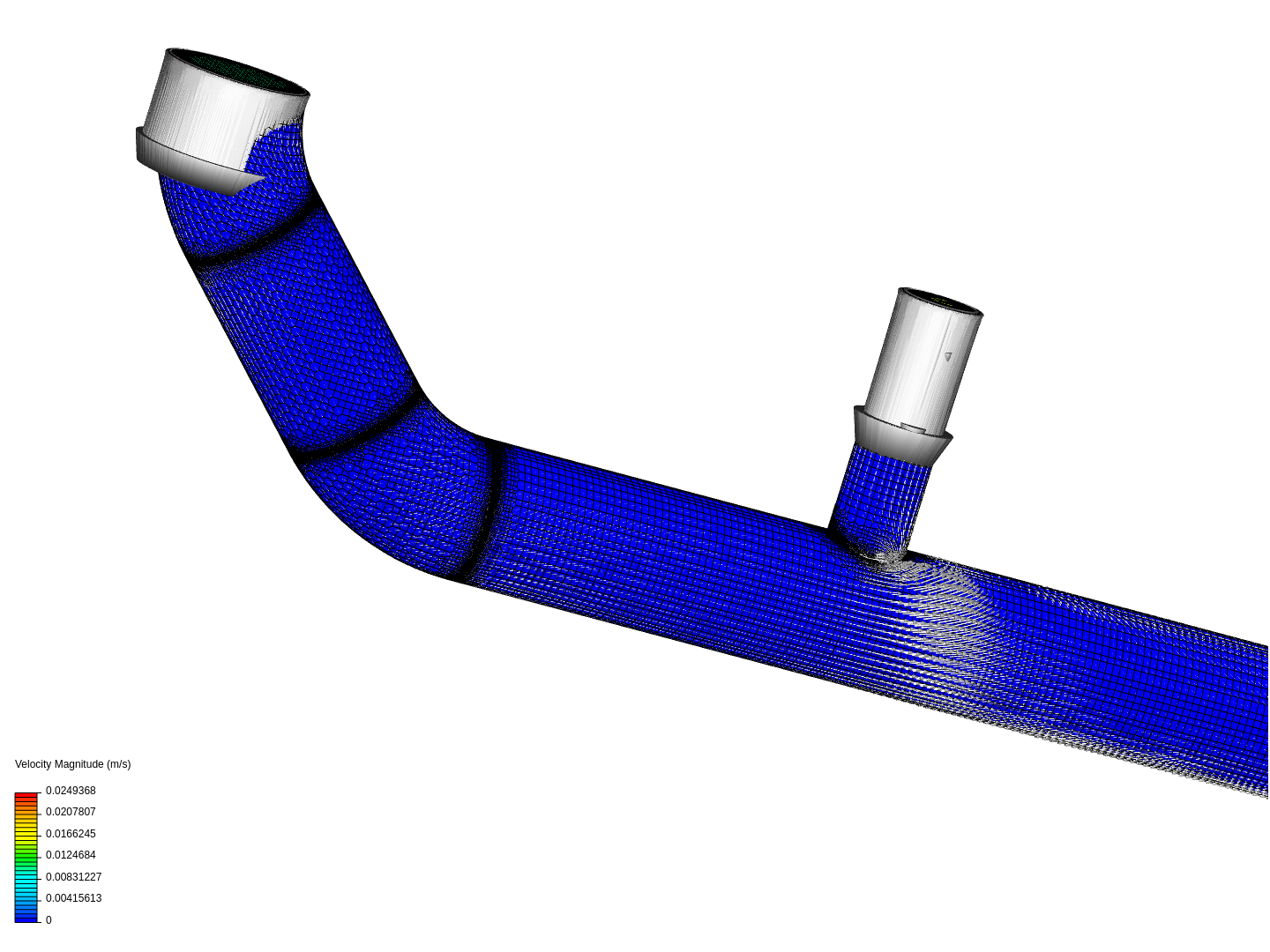 Laminar Flow Through a Pipe by mfy123 | SimScale