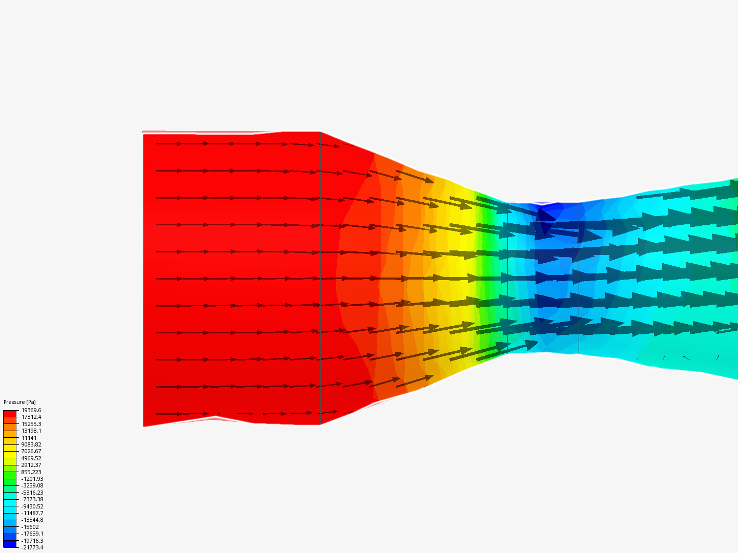 Venturi Meter (MatE 107) - Ceralde by mhairiceralde | SimScale