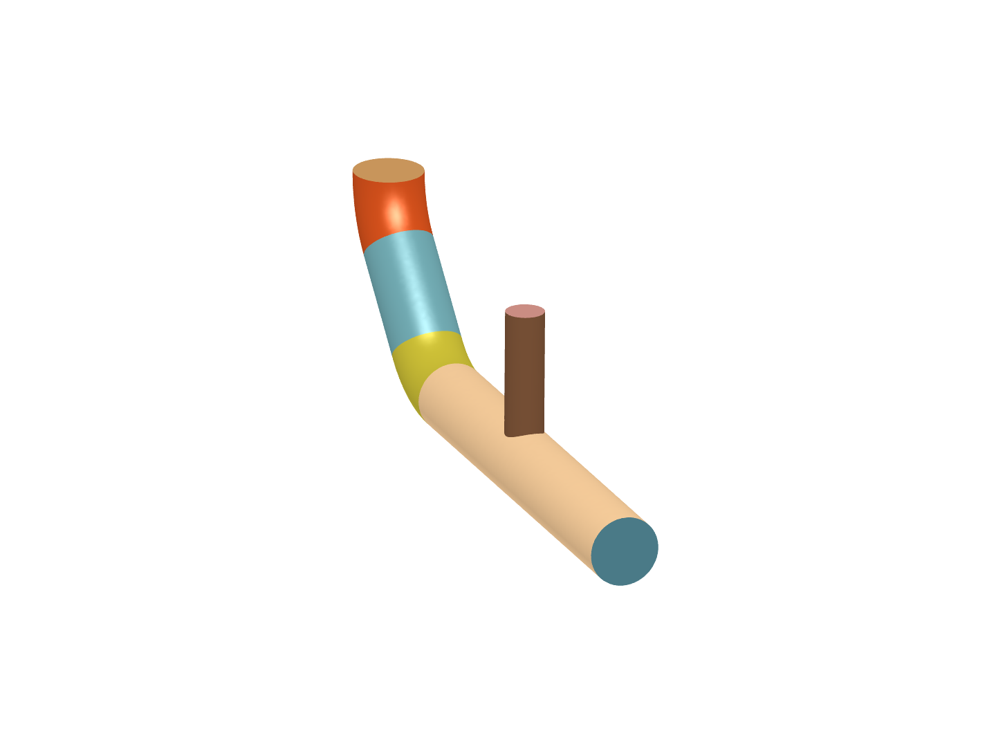 Pipe Junction Model by minelf6626 | SimScale