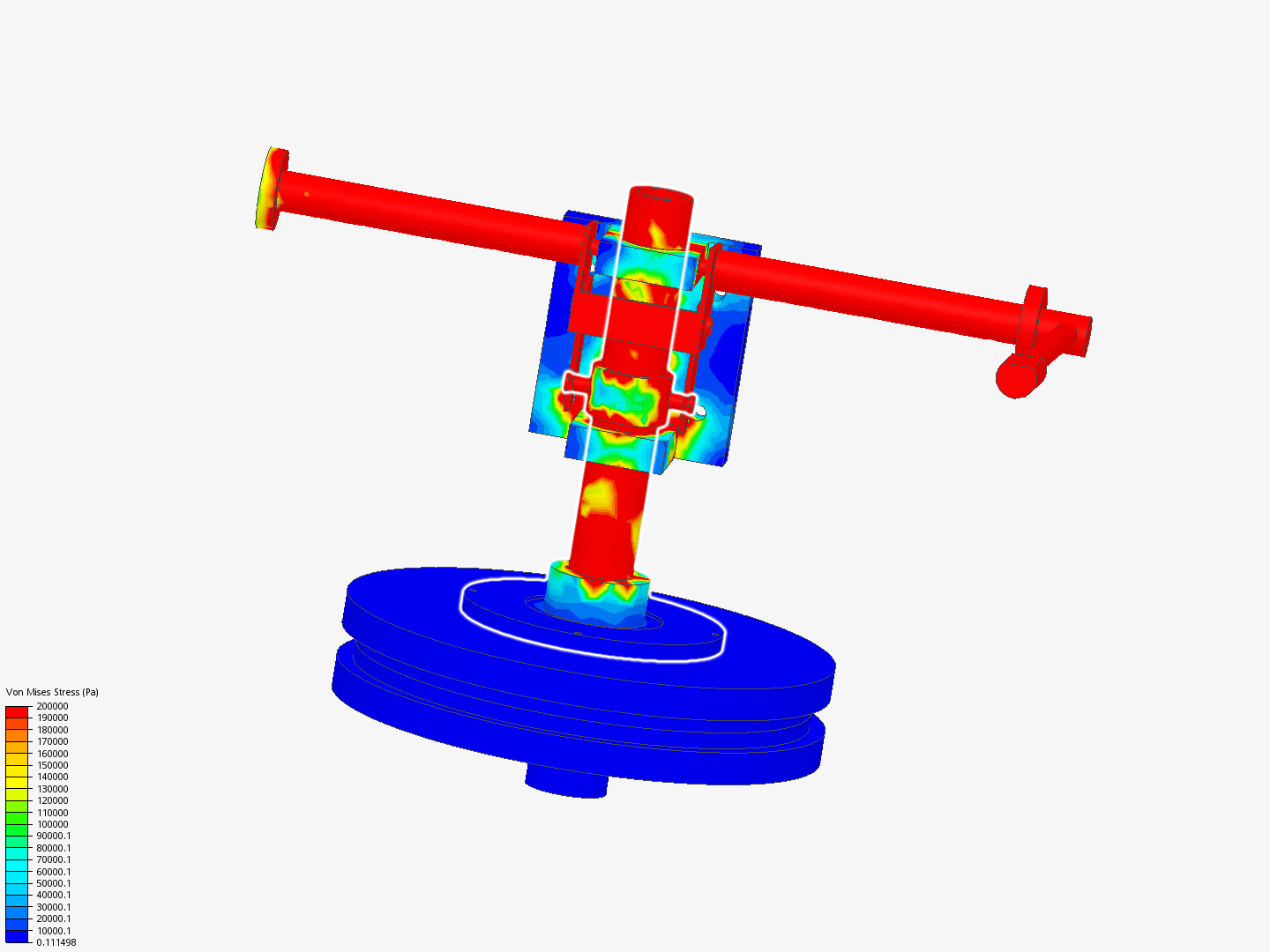 Heavy duty toggle clamp by mj94 | SimScale