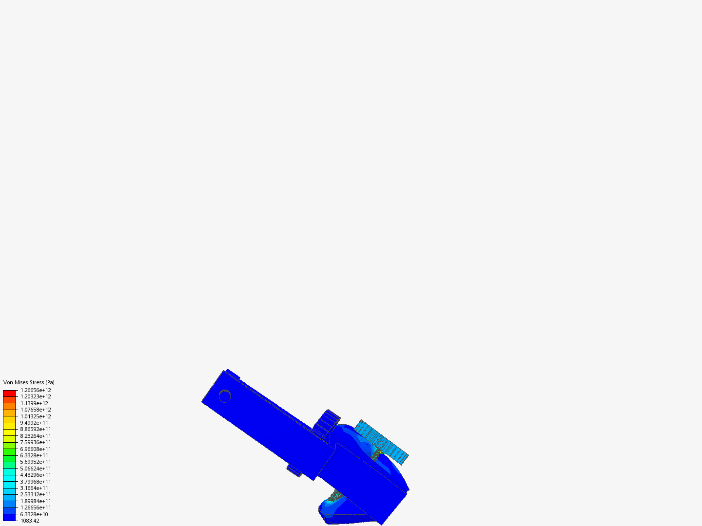 Spring Gear mechanism Analysis by mkaleem | SimScale
