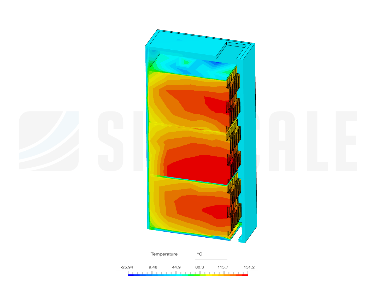 Battery cell thermal test by mkiran9899 | SimScale