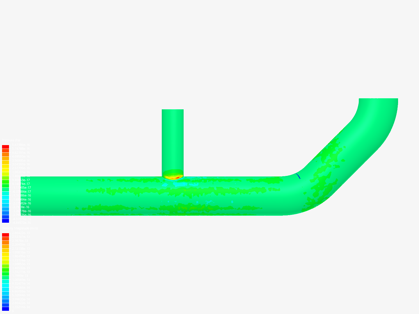 Tutorial 2: Pipe junction flow by mllizak19 | SimScale