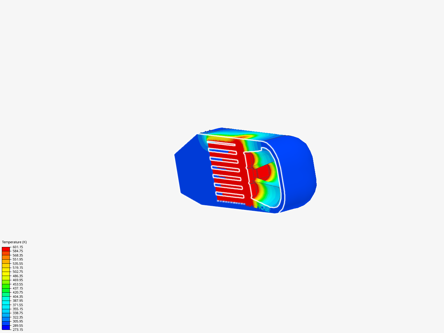 bike light 2nd iteration heat by mlum | SimScale