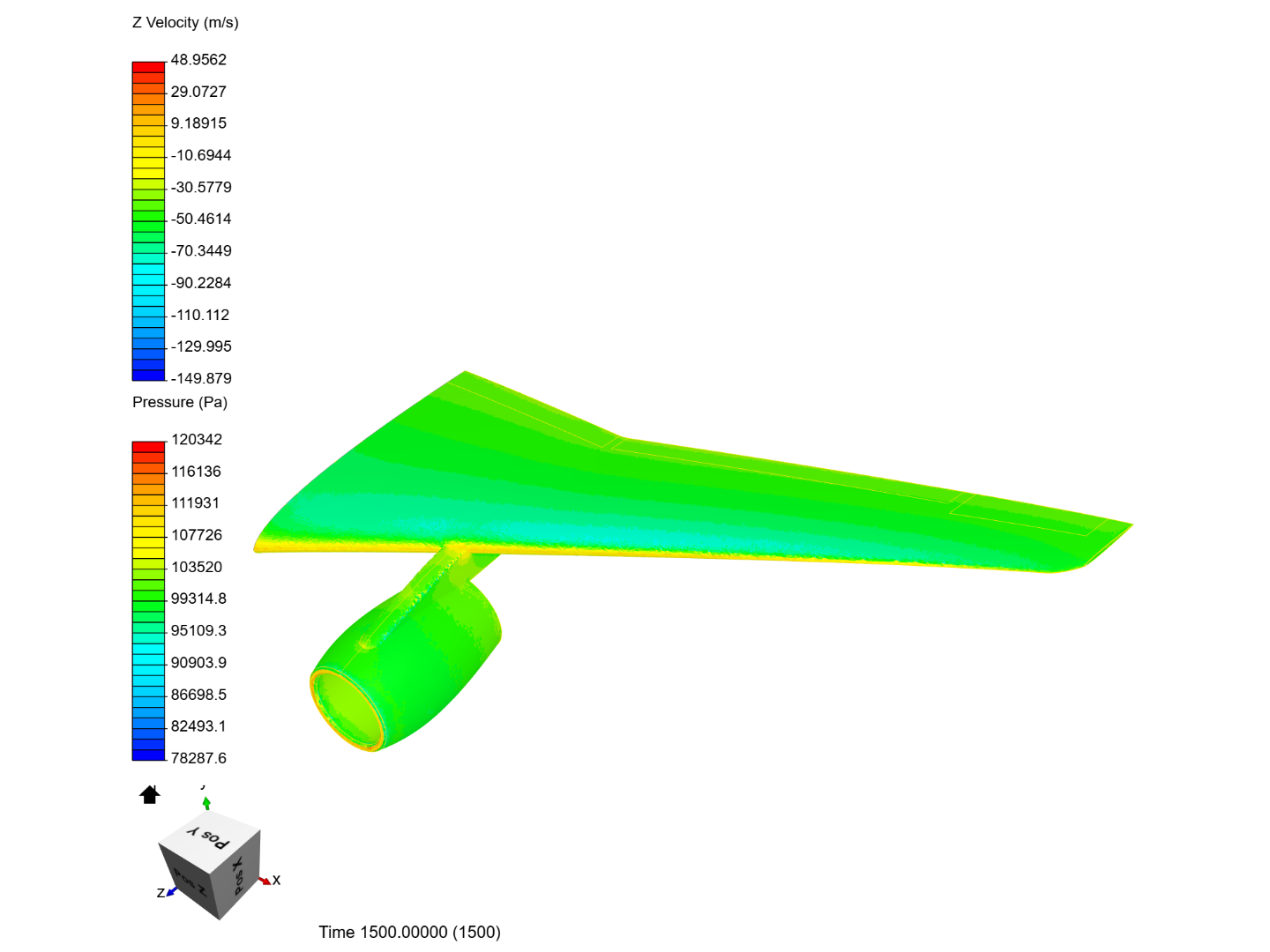 Tutorial: Compressible Flow Around a Wing by mmasashi | SimScale