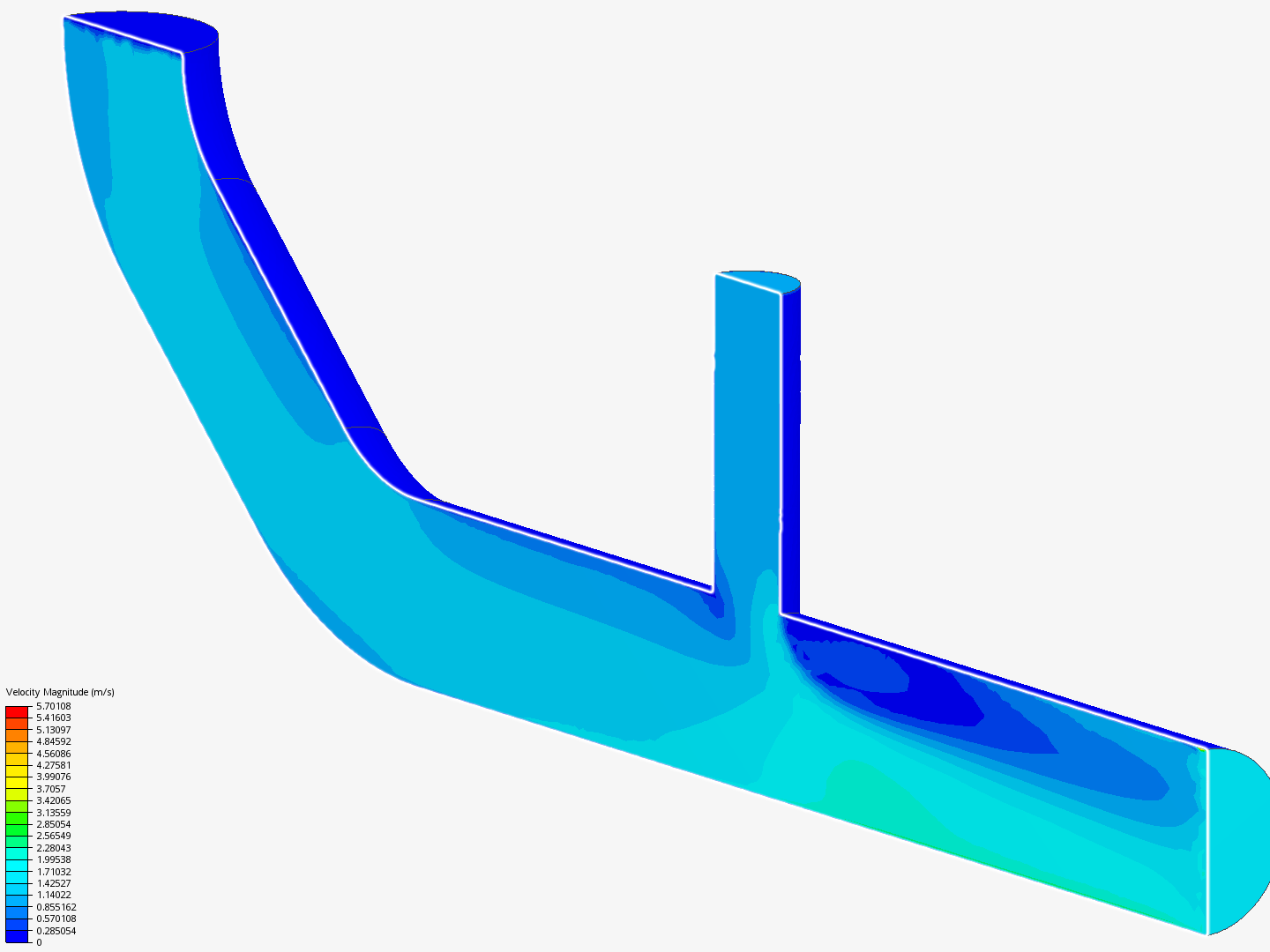 Tutorial 2: Pipe junction flow by mmatsuda | SimScale