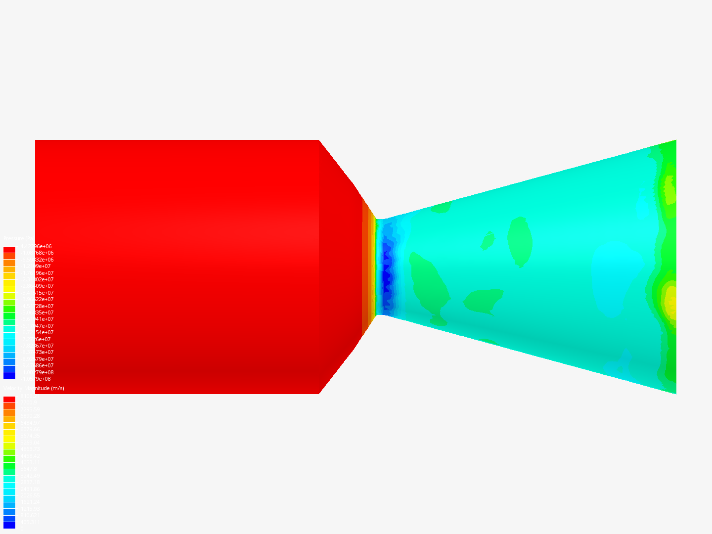 Huzz Rocket Motor - Incompressible by mmootoo | SimScale