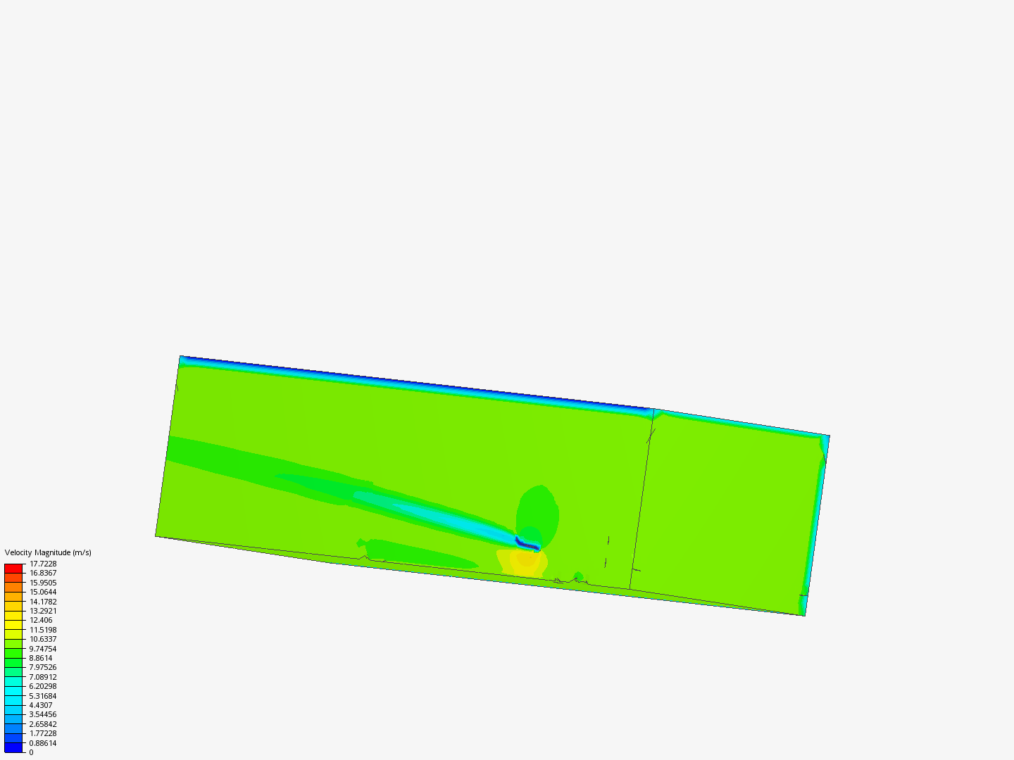 first CFD sim spoiler by mohamed_eltaib | SimScale
