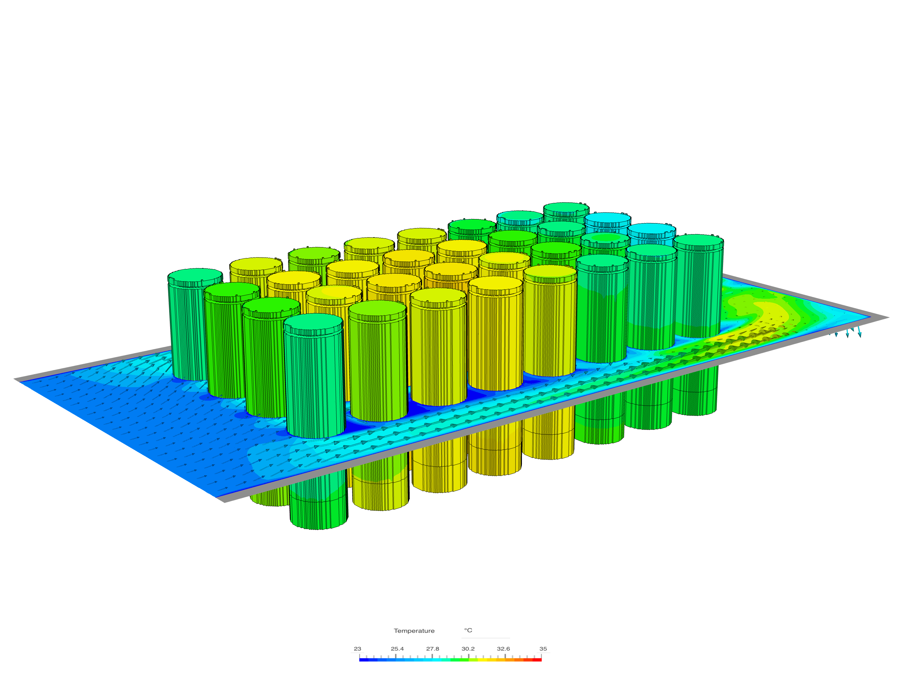 Validating Cell Temperatures within a Battery Pack - Copy by mp1 | SimScale
