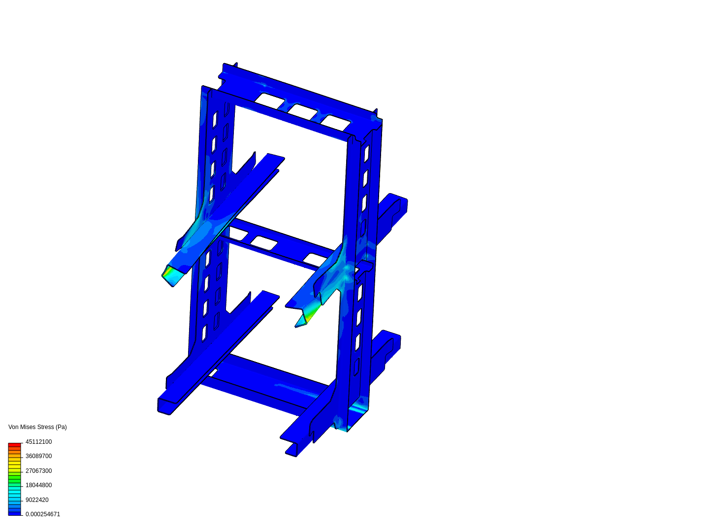 vertical beams sim by mrazingar | SimScale