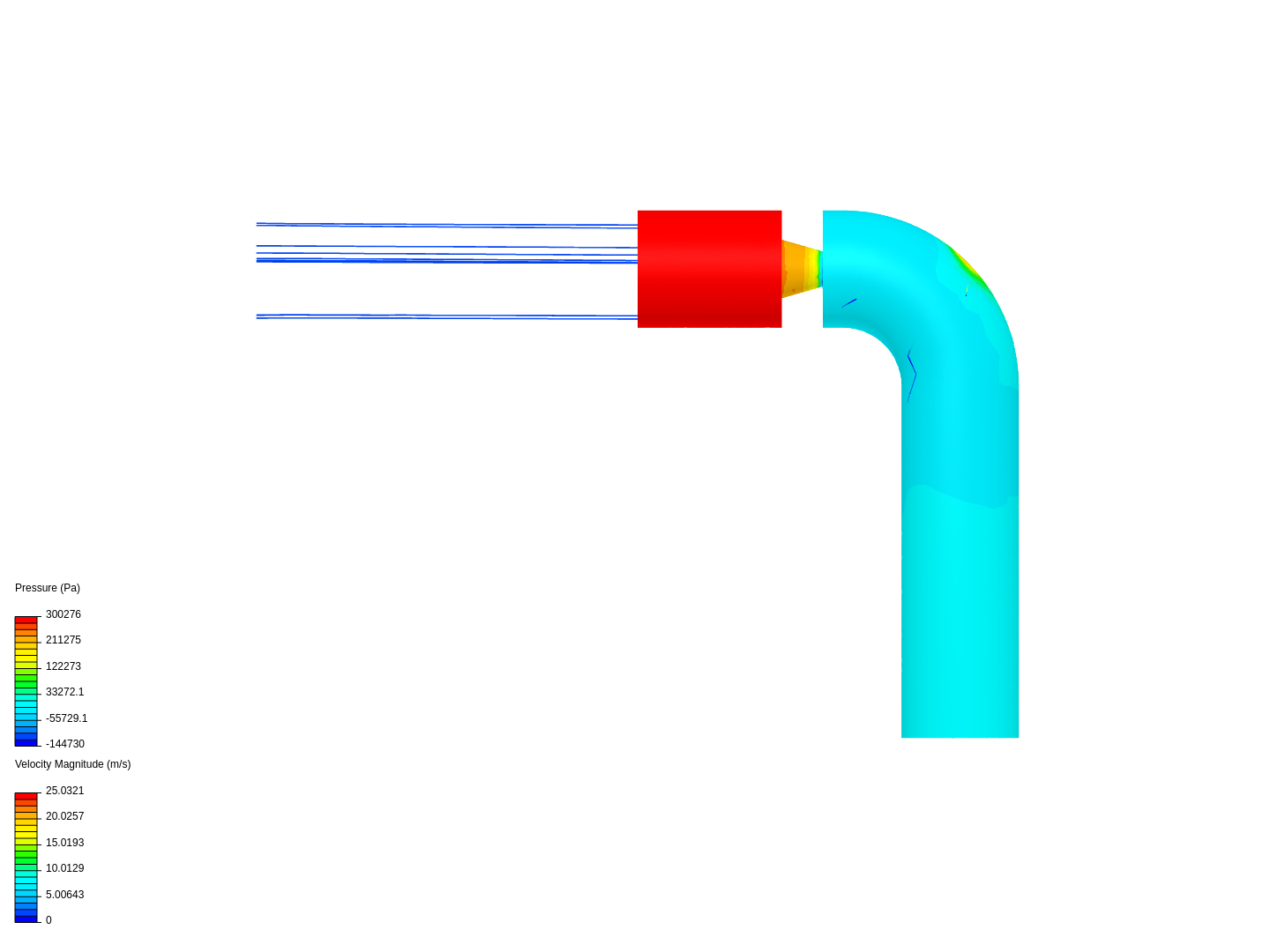 Valve/Pipe pressure drop design 1 by mriddick | SimScale