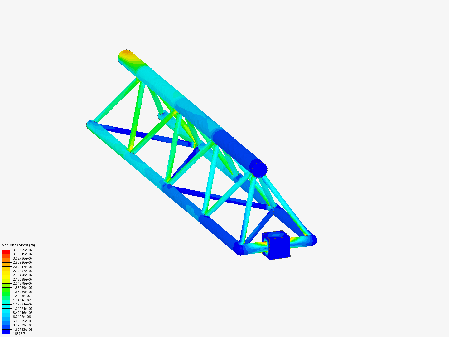 Tutorial - Linear static analysis of a crane by mrstoneking | SimScale
