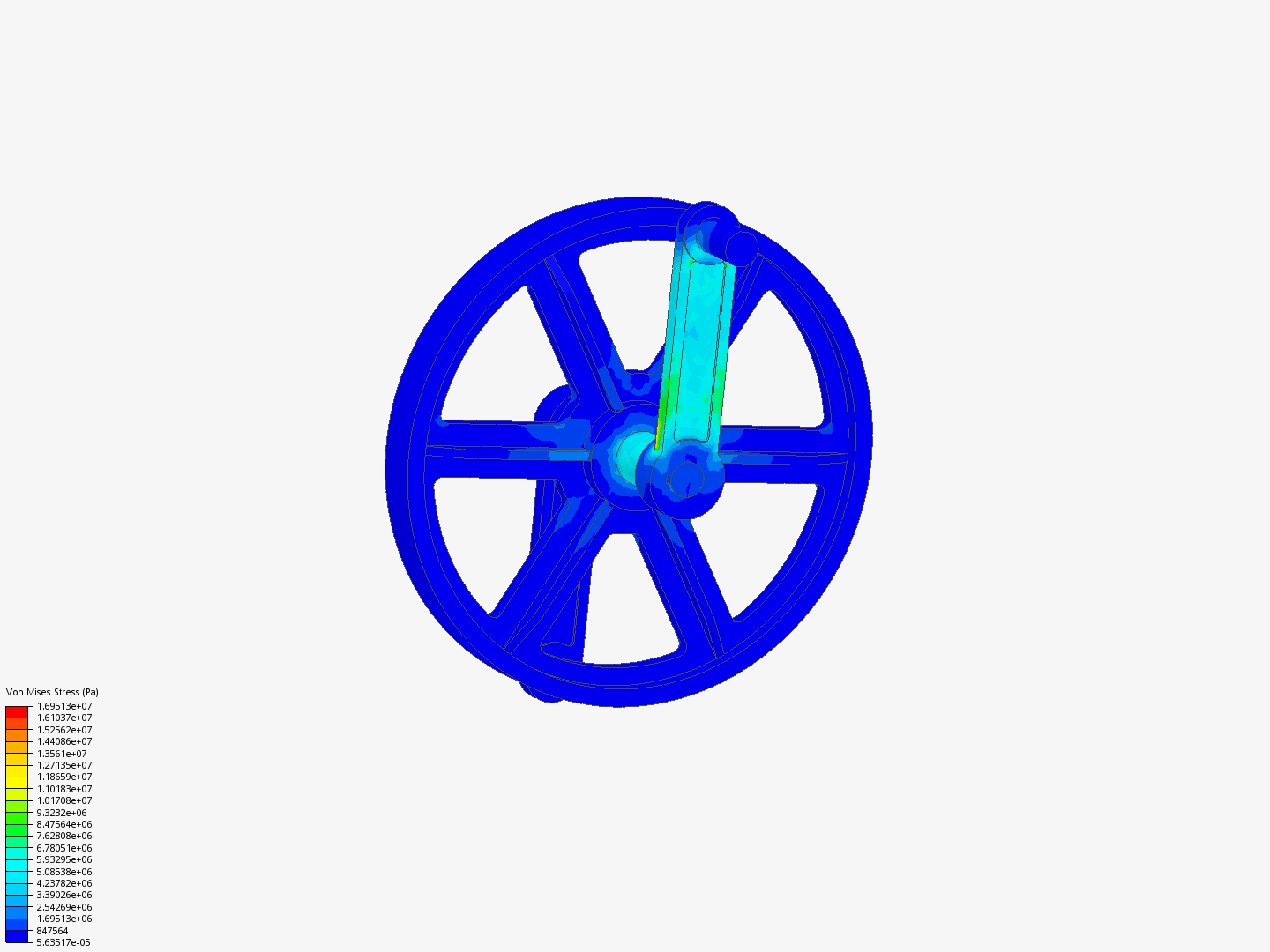 Simulation Of A Crank Assembly Copy By Msediarin Simscale