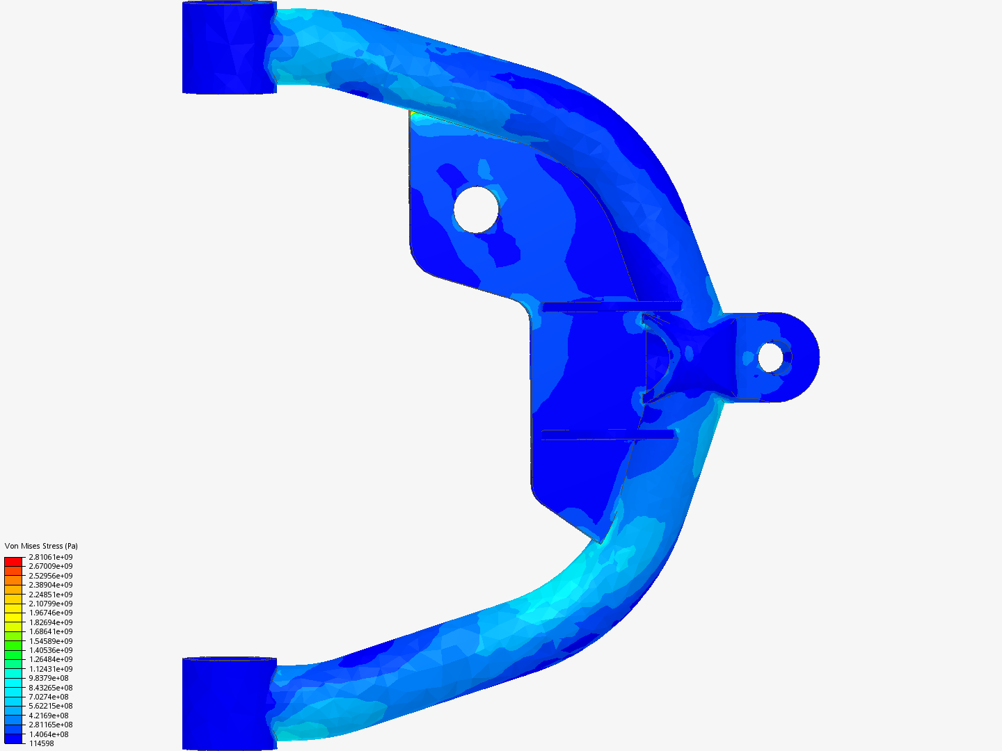Bottom Wishbone Aurelia by mspengineering | SimScale